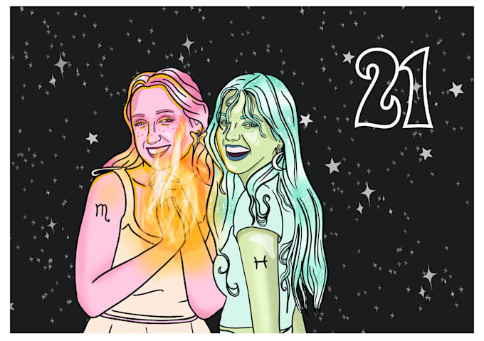 Create custom digital illustrations by Alhbrederbhla | Fiverr