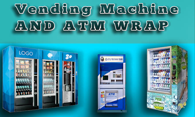 Design unique vending machine, snack vending machine and atm machine ...