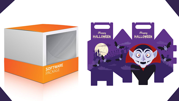 Do box packaging design , mailer box and 3d mockup by Salbasehar | Fiverr