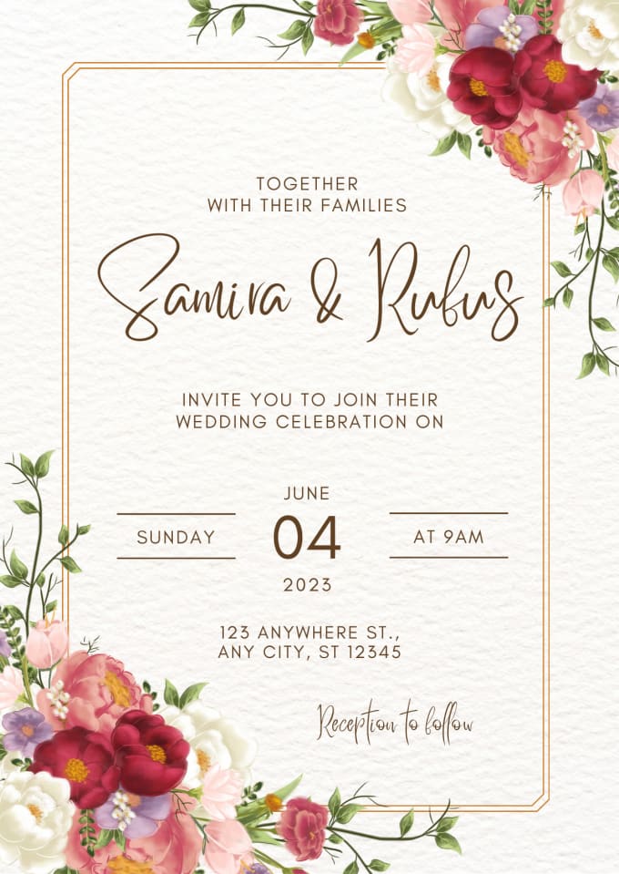 Custom invitation card design for your special event by Pansuriya09 ... Custom invitation card design for your special event by Pansuriya09 ...