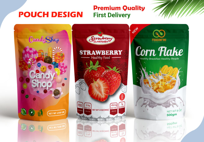Do premium pouch design, packaging design and labels design by Rinku240 ...