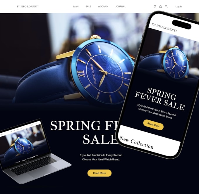 Create a unique website design by Maxlitova | Fiverr