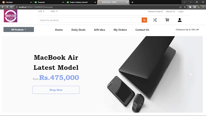 Be your frontend web developer, html css javascript by Manuth_14 | Fiverr