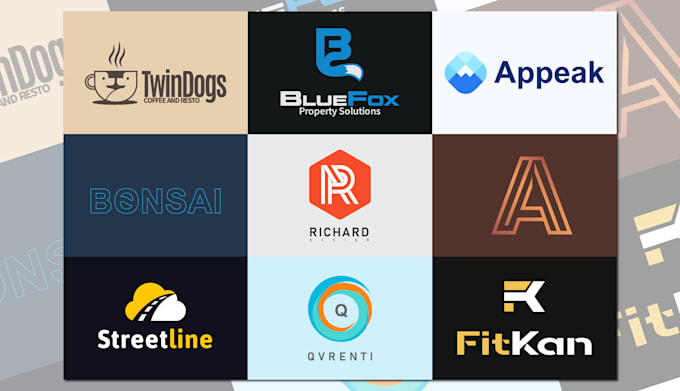 Design 3 unique flat minimalist modern business logo design by Design_factor | Fiverr