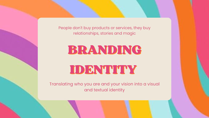 Help you create an identity for your company based on you and your ...