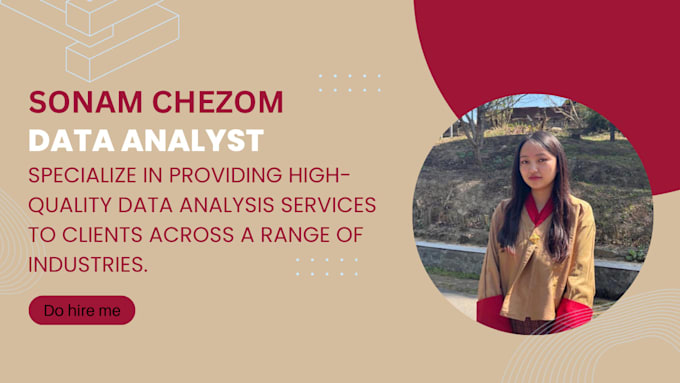 Be your data analyst and visualization expert by Chezom123 | Fiverr