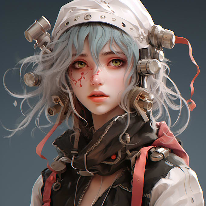 Draw beautiful anime illustration of your character by Binsoustee | Fiverr