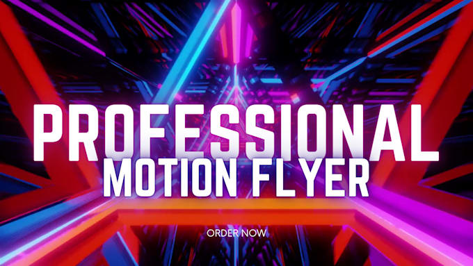 Do dynamic motion flyer design to captivate your audience by ...