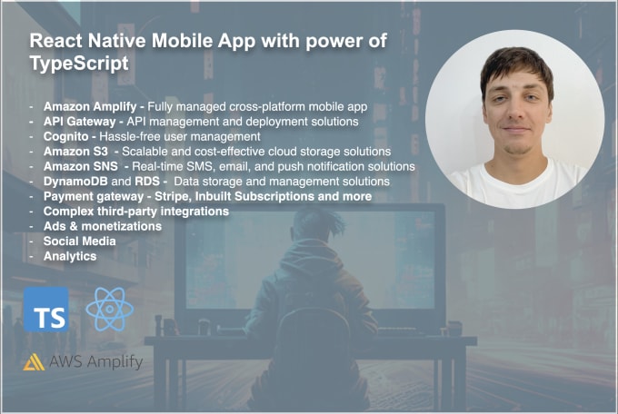 Build React Native Mobile App With Amplify Using Typescript By Delacruzmdx Fiverr