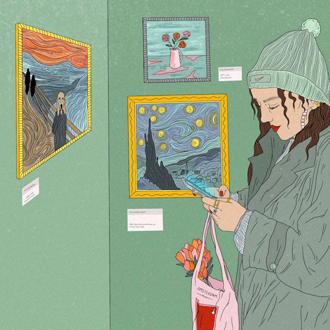 Create beautiful personalized digital illustrations by Vara_dart | Fiverr