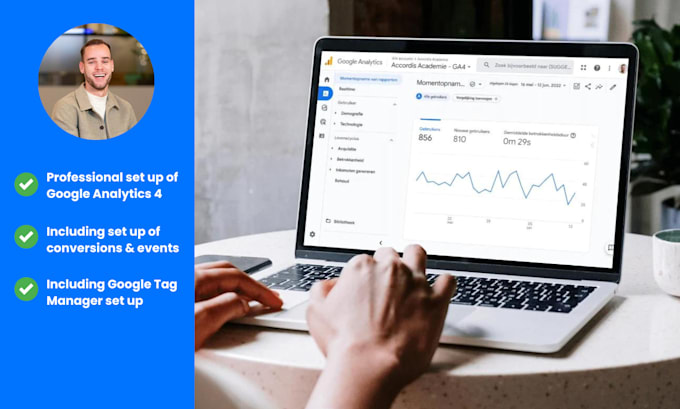 Set up google analytics 4 for you by Lammertheek | Fiverr
