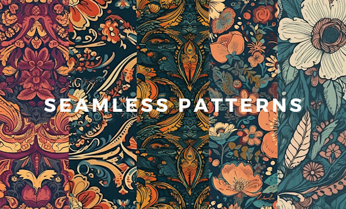 Create vector seamless textile patterns by Channelroute440 | Fiverr