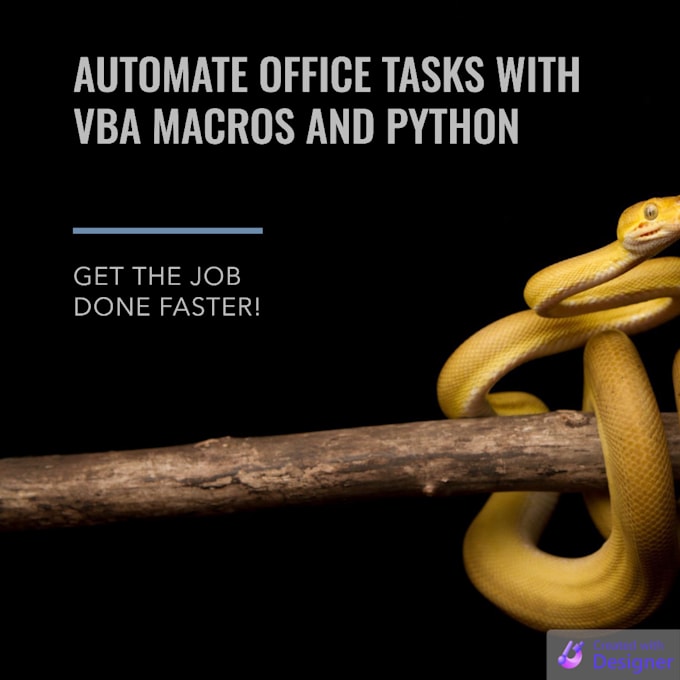 Create functional vba coding for ms office and python programs by ...
