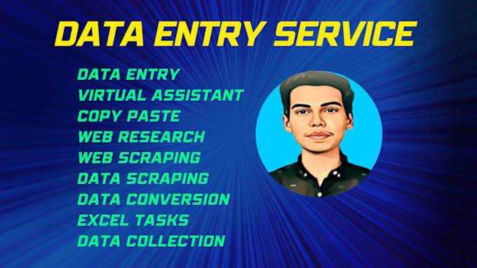 Do data entry, web research, excel tasks, web scraping, and typing by Piyushn7 | Fiverr