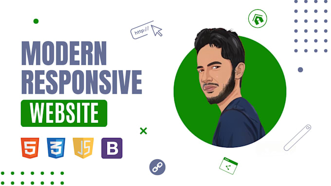 Provide you modern, fast responsive custom website by Rubayetislamrif | Fiverr