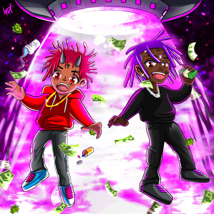 Draw a album cover art for your music by Dannexy | Fiverr