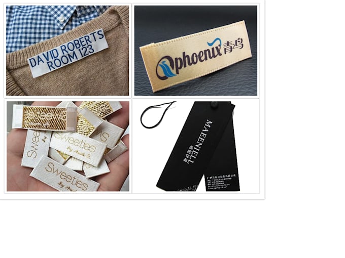 Design a size label, clothing tag, brand label by Ahmadniaxi | Fiverr