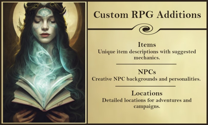 Create custom descriptions for items and npcs or specific locations for your rpg by ...