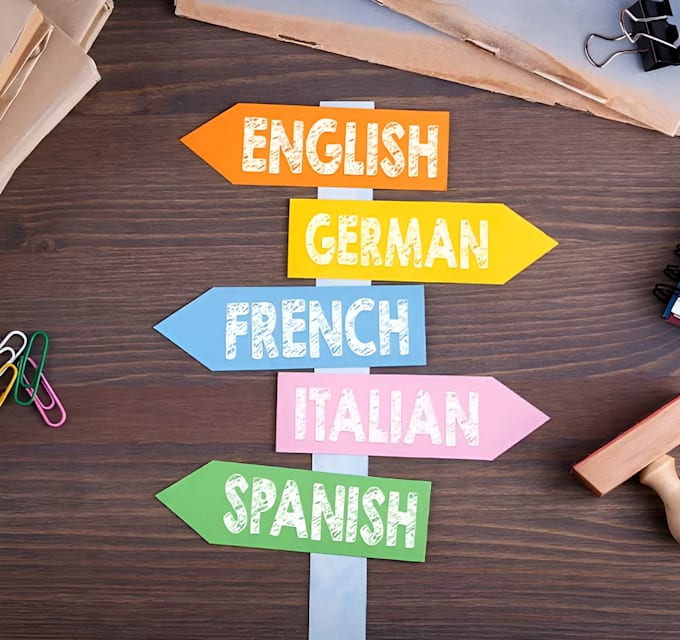 Professionally translate english, german, french, spanish and italian ...