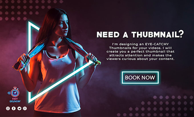 Design attractive youtube, facebook thumbnails by Gayanalwis4u | Fiverr