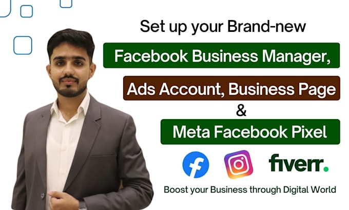 Setup brand new facebook business manager and ad account by Hamzaafzaal197 | Fiverr