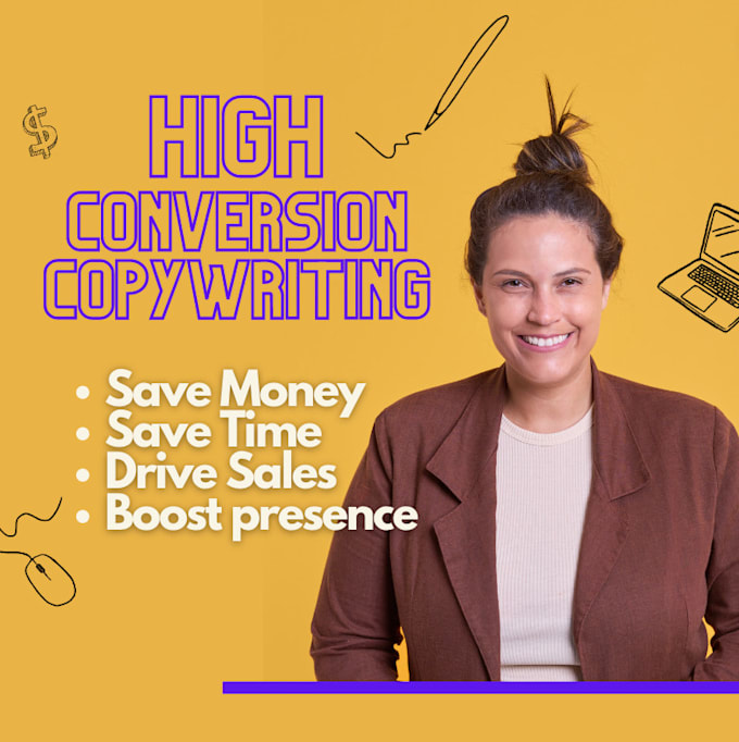 Deliver high conversion website copy by Ladyofwriting | Fiverr