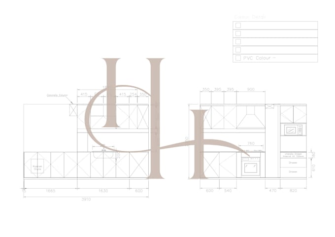 Create autocad drawings for customised carpentry work by Eunicehwl | Fiverr