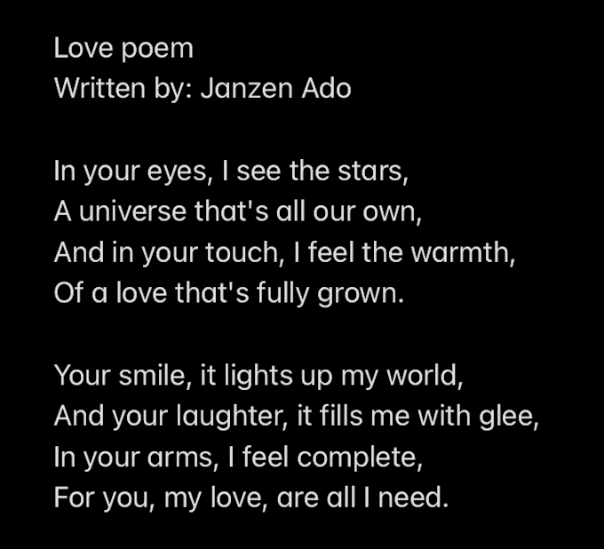 Make you a poem by Janzenado | Fiverr