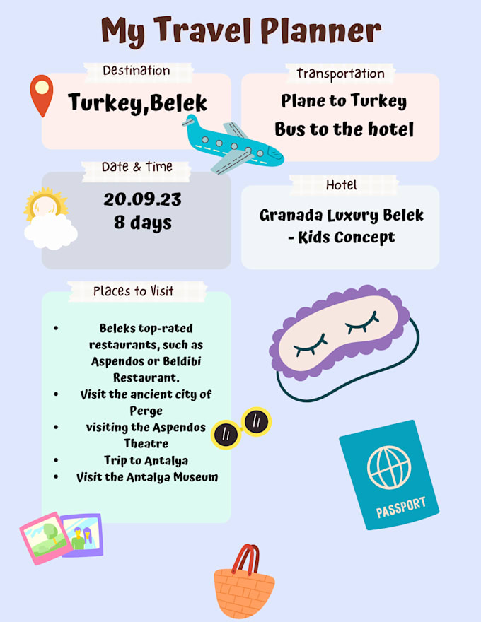 Customized travel planning services for your dream vacation by Thynktravel | Fiverr