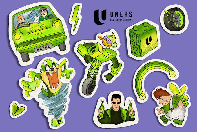 Create sticker packs custom design for any business by Annmichurova ...