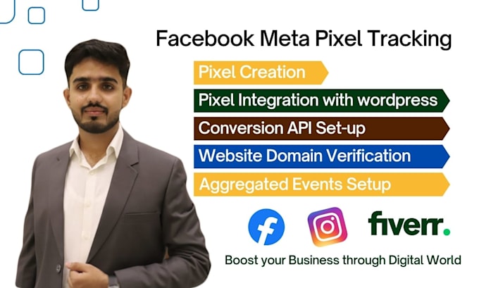 Setup fb pixel server side conversions and events tracking by Hamzaafzaal197 | Fiverr