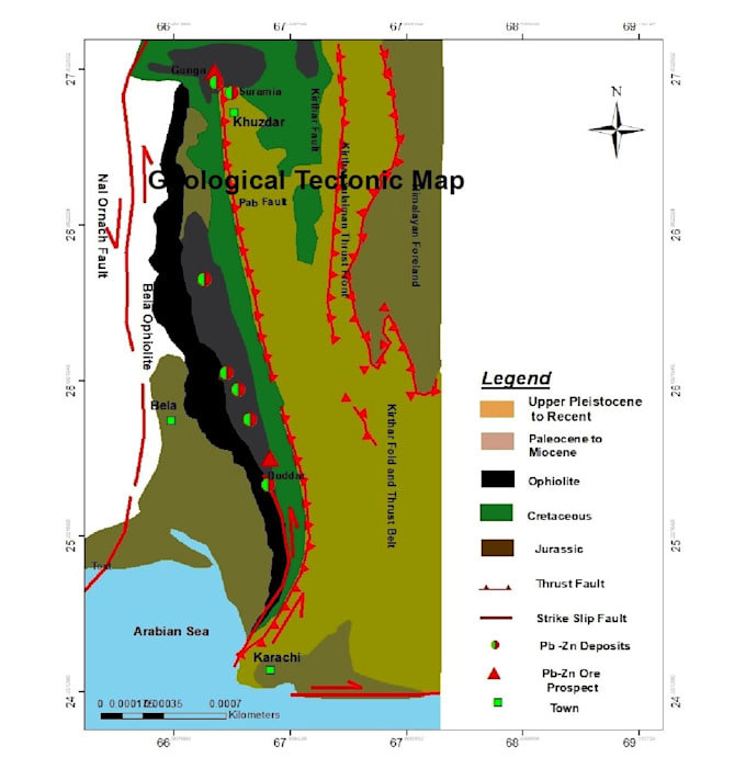 Create Geological Tectonic Map For You By Captainkannar Fiverr