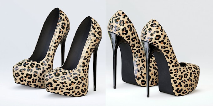 Render commercial 3d heel model, heel design with animation by Razialt ...