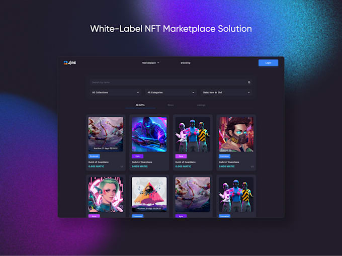 Provide nft marketplace solution to sell out your nft collection by ...