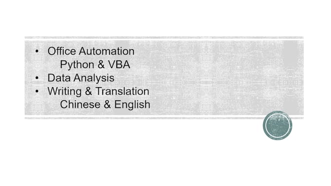 Program with python and vba, chinese and english translation by Mengtian97 | Fiverr