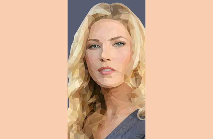 Draw to you the best polygone portrait or anything with polygons by ...