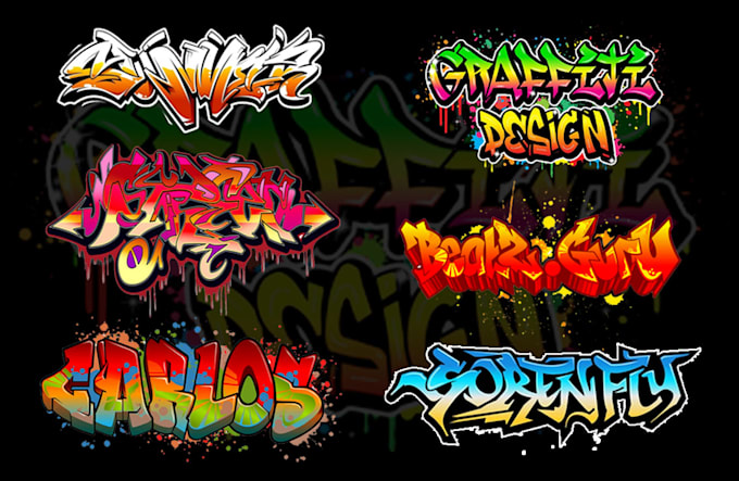 Do graffiti logo, graffiti illustration lettering graffiti design for ...