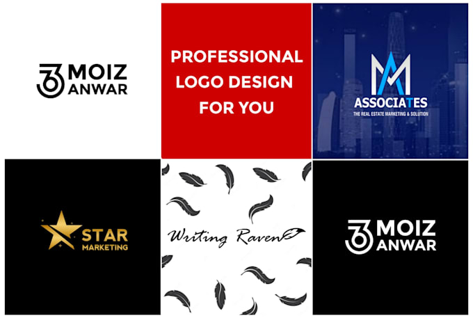 Creative logo design services to boost your brand by Moiz_anwar360 | Fiverr