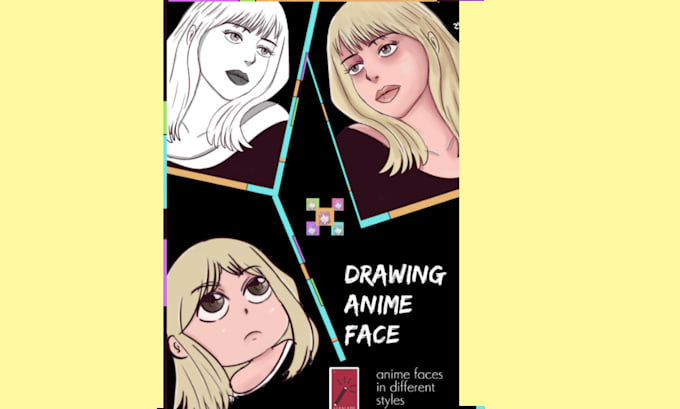 Draw anime style faces by Jjanabii | Fiverr