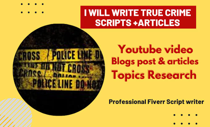 Write And Research True Crime Script Real Documentary Script Podcast