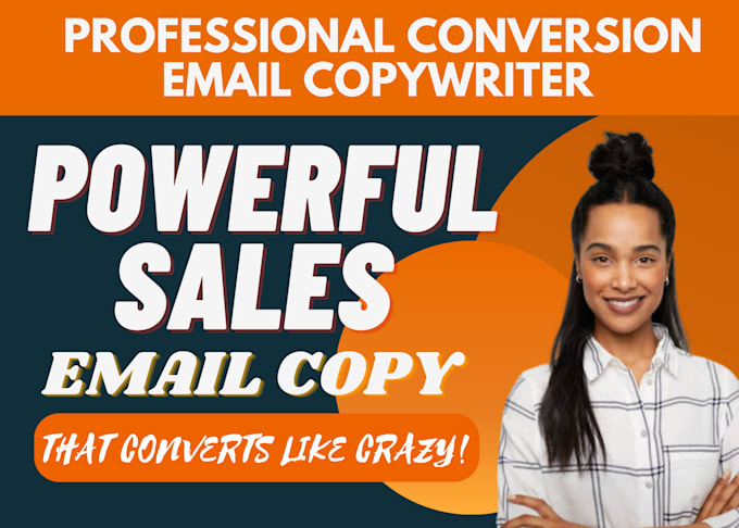 Craft persuasive sales email copy email campaign sequence for email marketing by Greysales | Fiverr