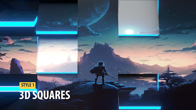 Create custom animated stinger transition for your stream by Ninjapsd ...