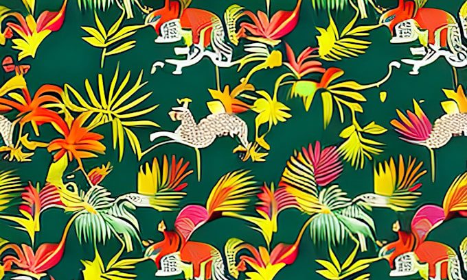 Create fabric design and seamless pattern design by Doolyyang | Fiverr