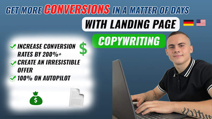 Write converting landing pages in german and english by Kevinw999 | Fiverr