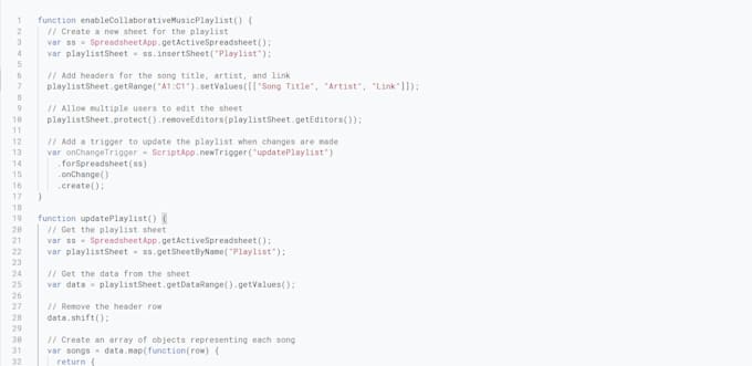 Create you google app script according to your need by Zeelavaiya | Fiverr
