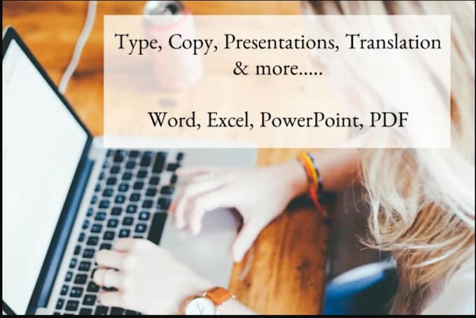 Do a fast typing job, retype pages, pdf to word, fast typist by Muneermuhammad7 | Fiverr