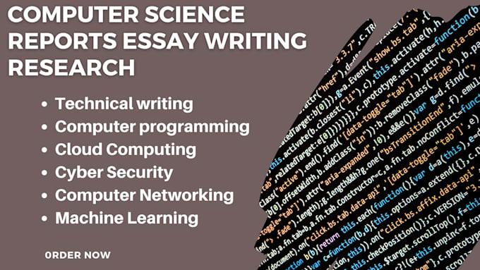 Do computer science report, research and essay writings by Byewriter998 ...
