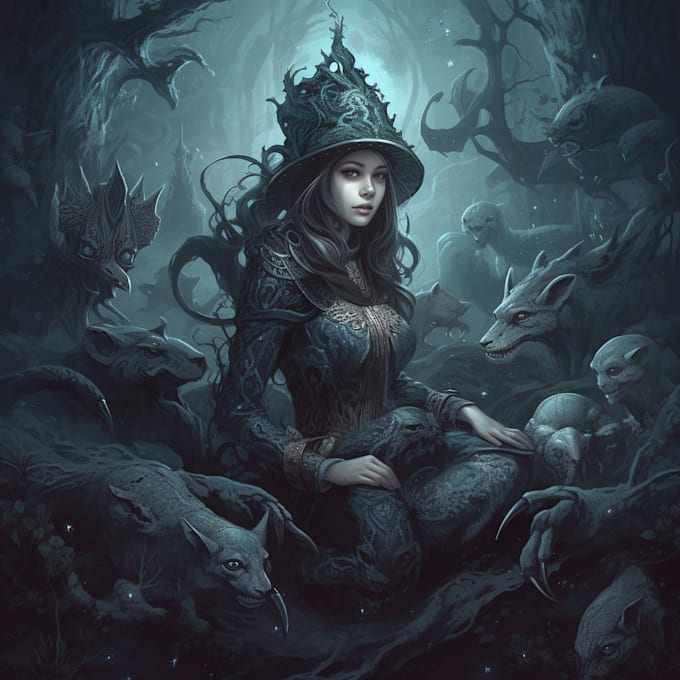 Do dark art, horror creature, horrible monster characters by Vucleas ...