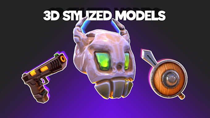 Create amazing 3d stylized models by Mutludzhan | Fiverr
