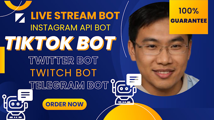 Create Automated Chatbot Live Streaming Bot Tiktok Twitch Twitter